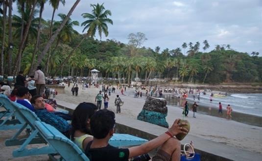 Corbyns Cove Beach tour with Antilog Vacations at Port Blair Andaman