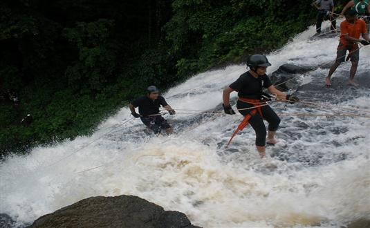 Kune Waterfalls tour with Antilog Vacations at Lonavala Western India
