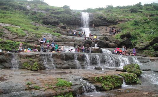 Kune Waterfalls tour with Antilog Vacations at Lonavala Western India