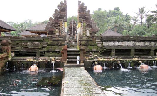 Holy Spring Water temple tour with Antilog Vacations at Bali Bali