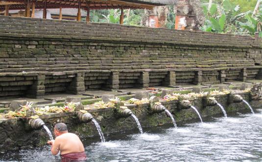 Holy Spring Water temple tour with Antilog Vacations at Bali Bali