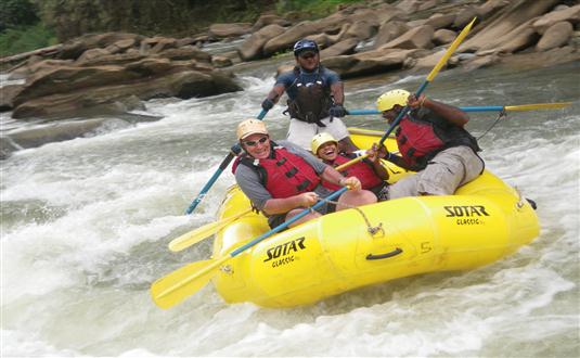White Water Rafting tour with Antilog Vacations at Fiji Fiji