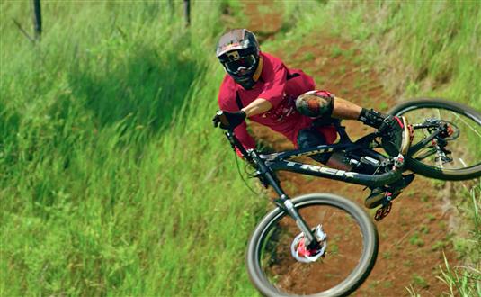 mountain bike riding tour with Antilog Vacations at Fiji Fiji