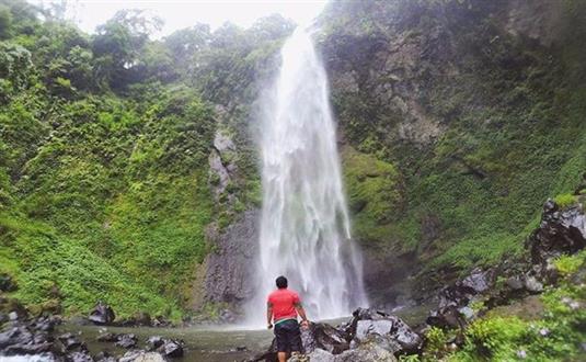 Cimahi Waterfall tour with Antilog Vacations at Bandung Indonesia