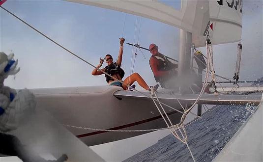 Catamaran Sailing tour with Antilog Vacations at Maldives Maldives