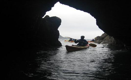 Cave Sea Kayaking tour with Antilog Vacations at Mauritius Mauritius