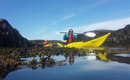 Cave Sea Kayaking tour with Antilog Vacations at Mauritius Mauritius