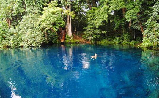Nanda Blue Hole tour with Antilog Vacations at Luganville Vanuatu